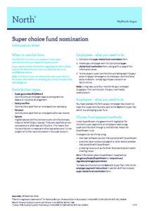 MyNorth Super – Choice of Fund